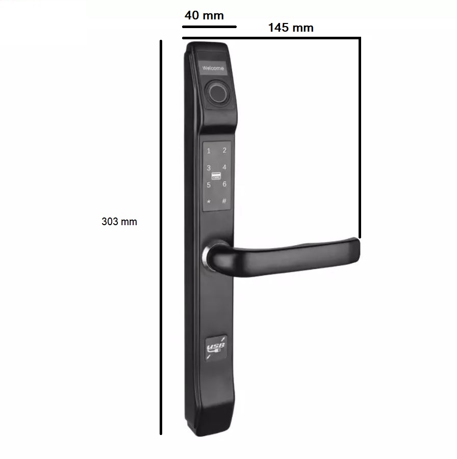 DL-715-BL - Cerraduras Digitales México